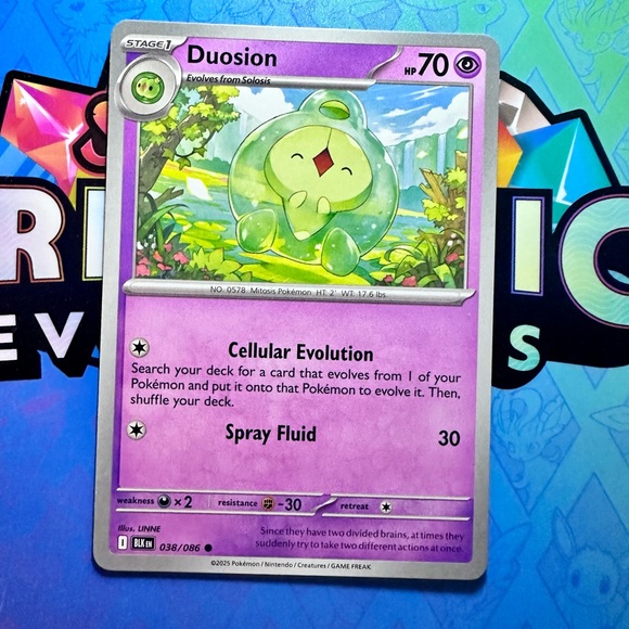 Pokemon | Toys | Duosion 38086 Common Pokmon Black Bolt | Poshmark